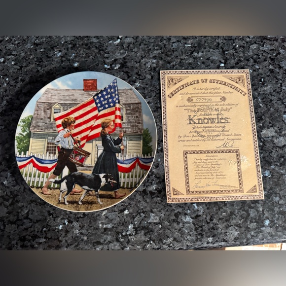 knowles china | Accents | 978 Americana Holidays Fourth Of July ...